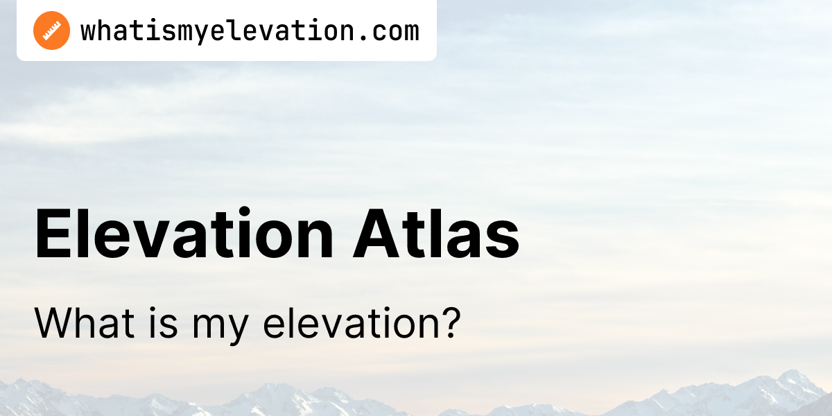 Atlas - What is my elevation?